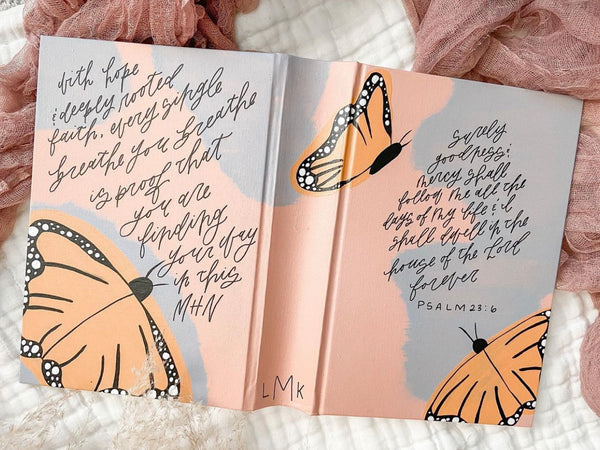 Custom Hand Painted Bible Design Experience - Wheat and Honey Co.